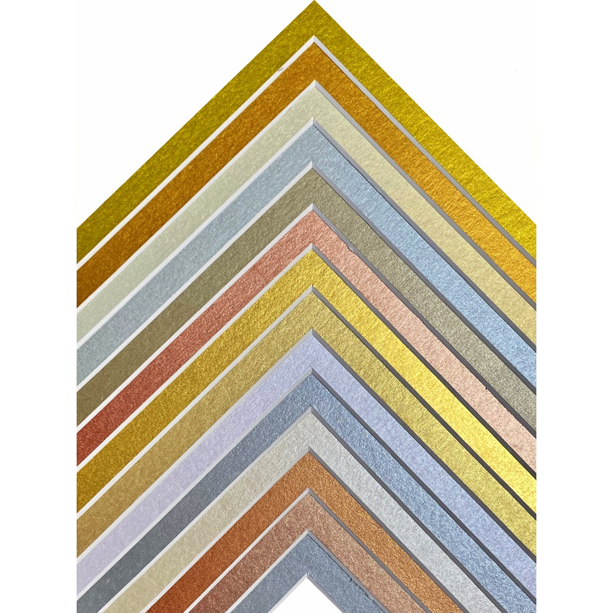 1,4mm starke metallic Passepartout im individuellen Wunschformat ...